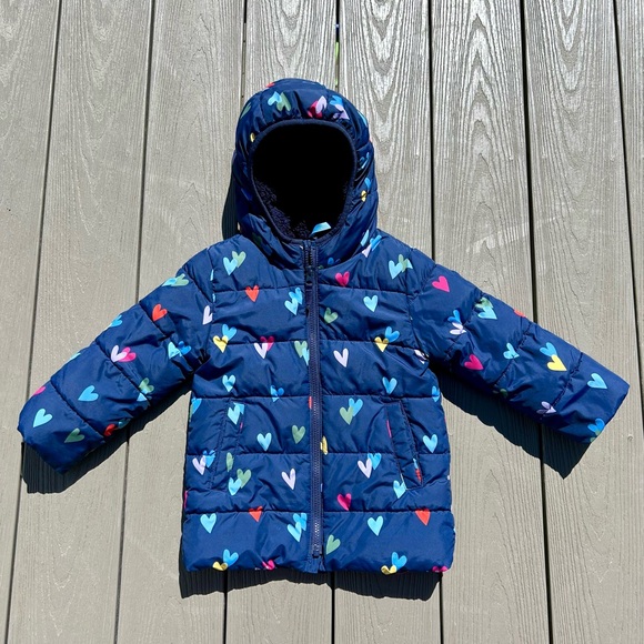 Primary | Jackets & Coats | Primary Kids Puffer Jacket Blue With ...